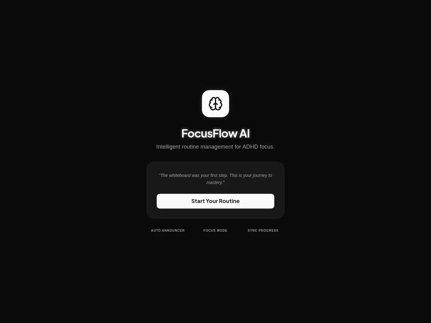 ADHD Daily Routine AI