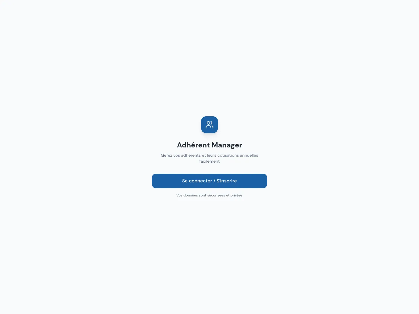 Adhérent Manager