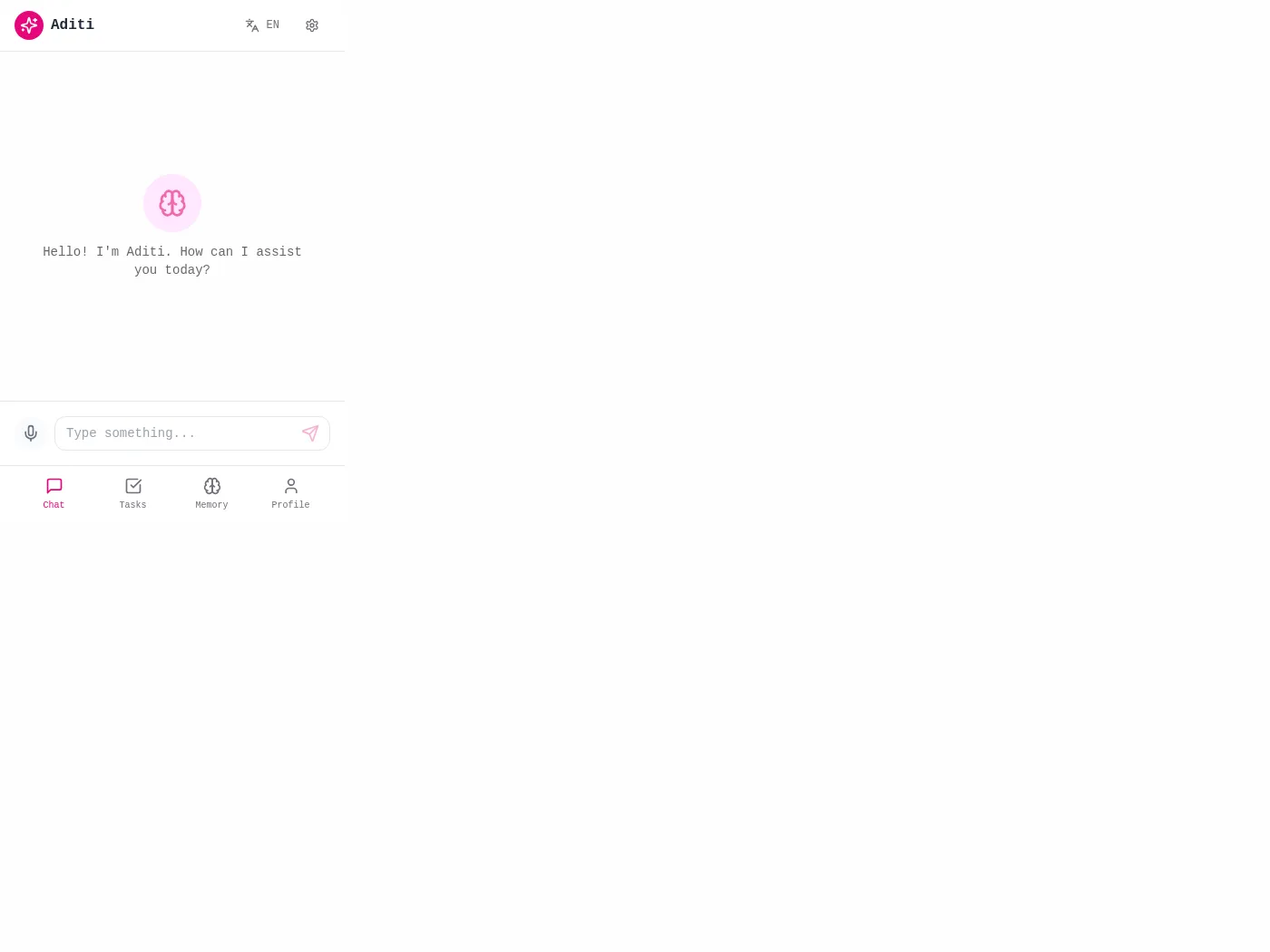 Aditi AI Personal Assistant