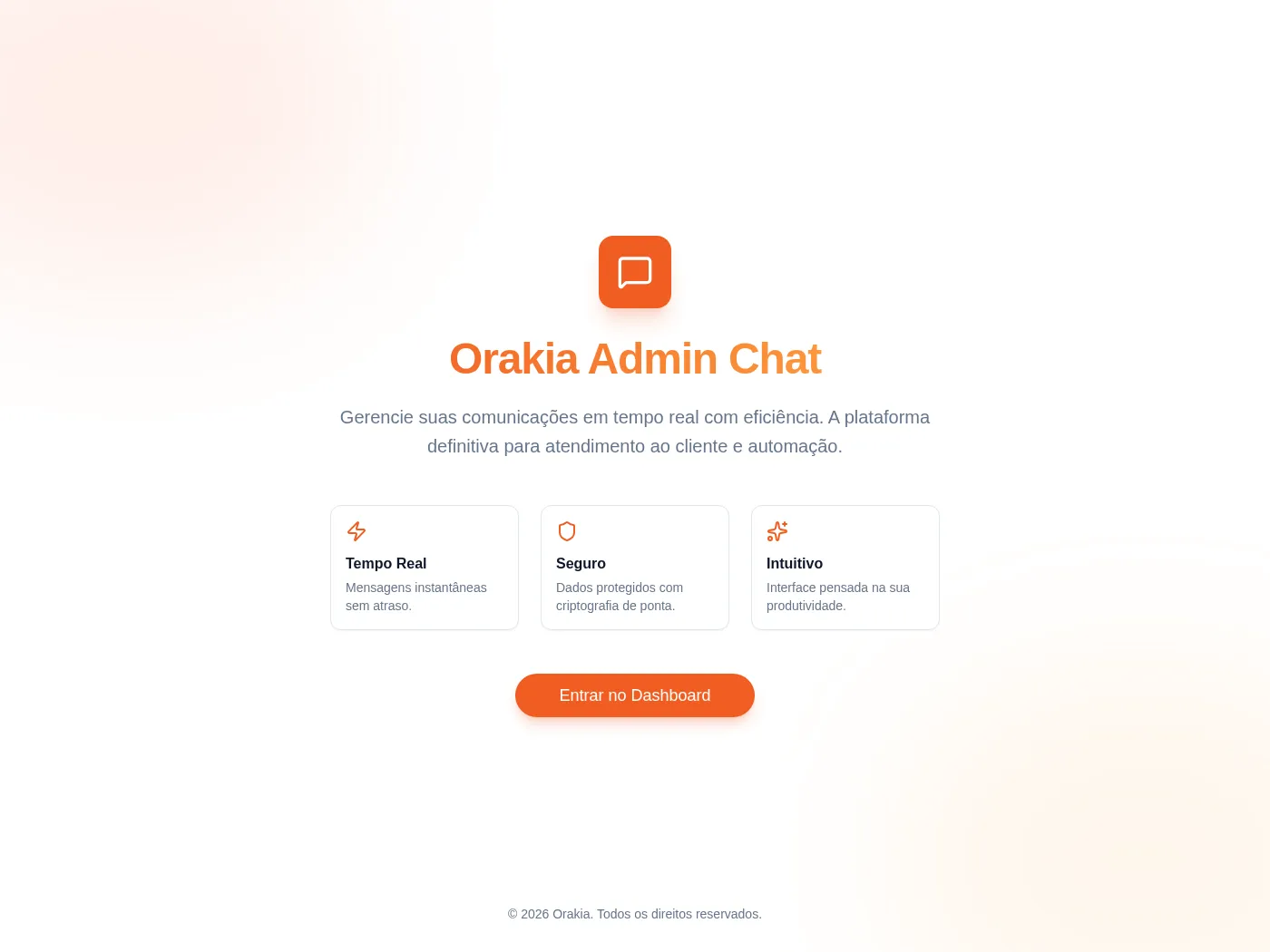 Orakia Admin Chat