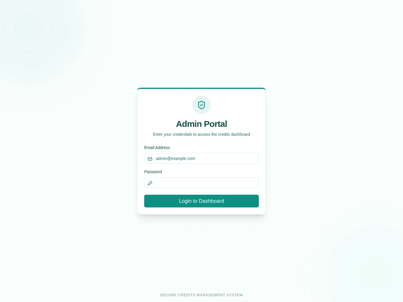 Admin Credits Increaser