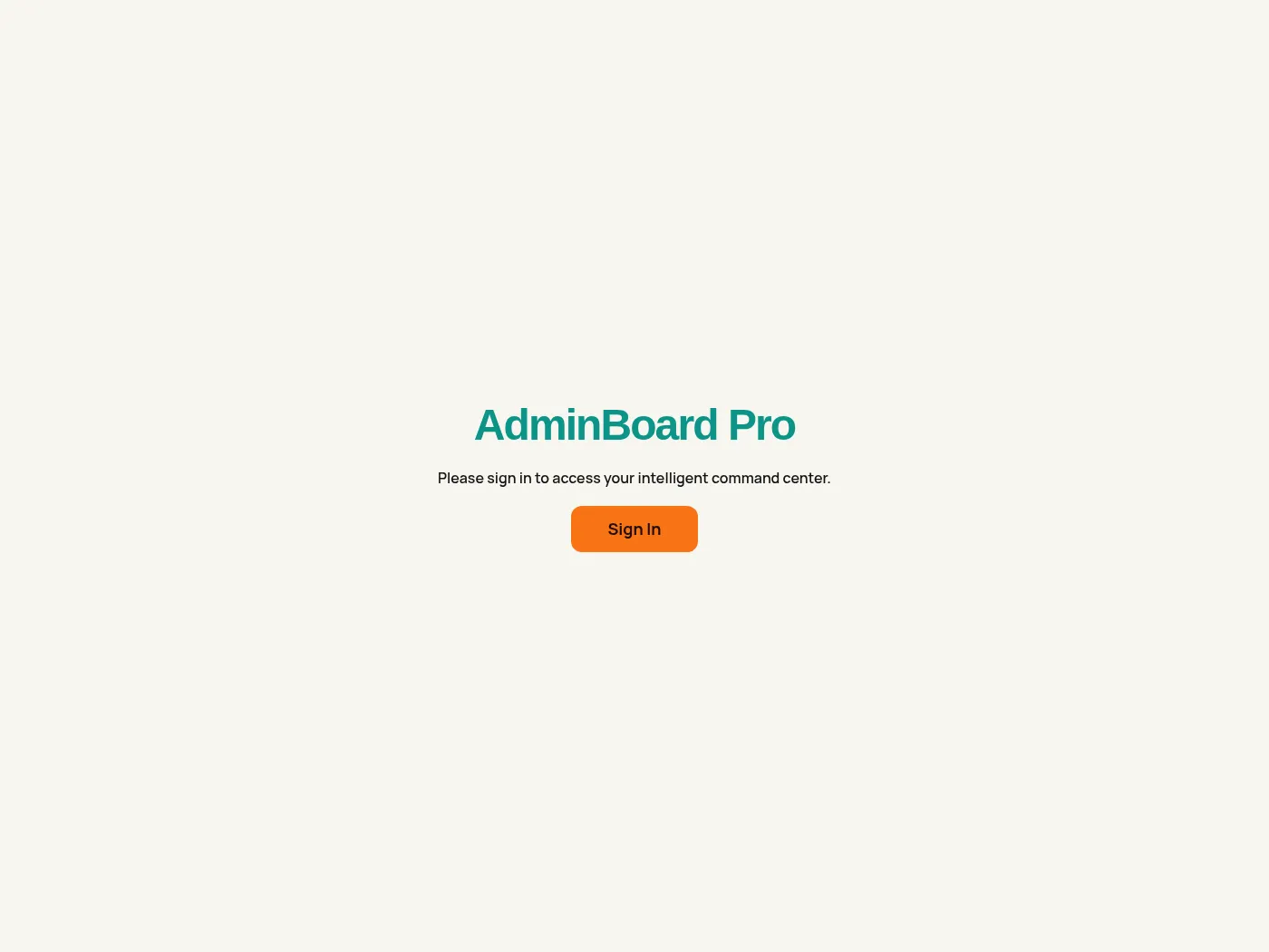 AdminBoard Pro