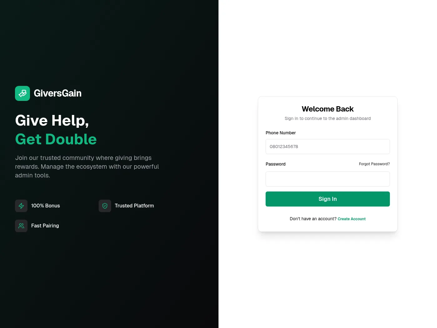 Admin Dashboard Clone