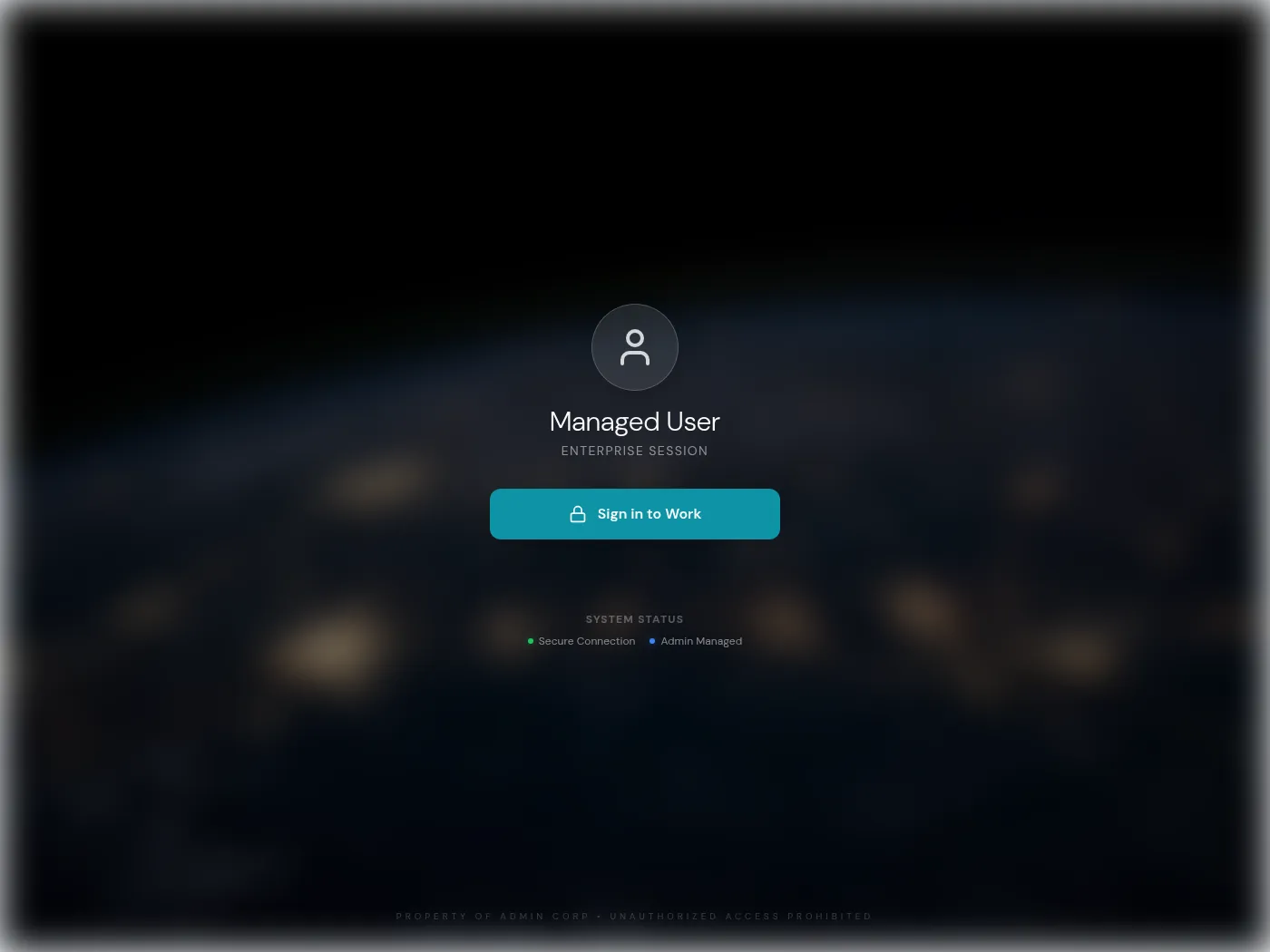 Admin Locked OS
