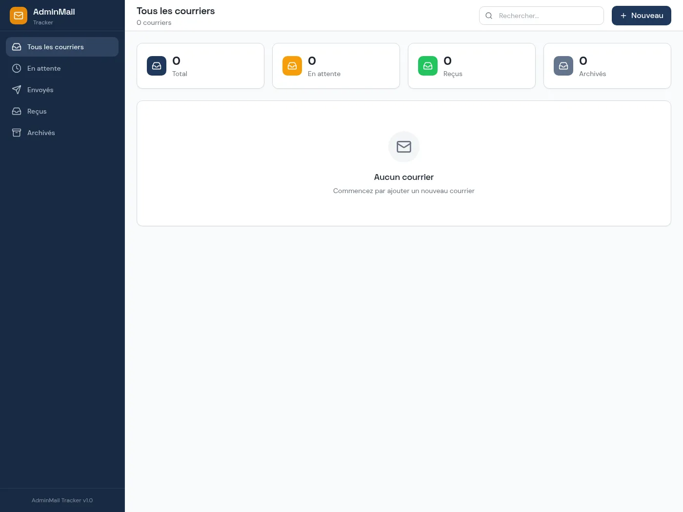 AdminMail Tracker