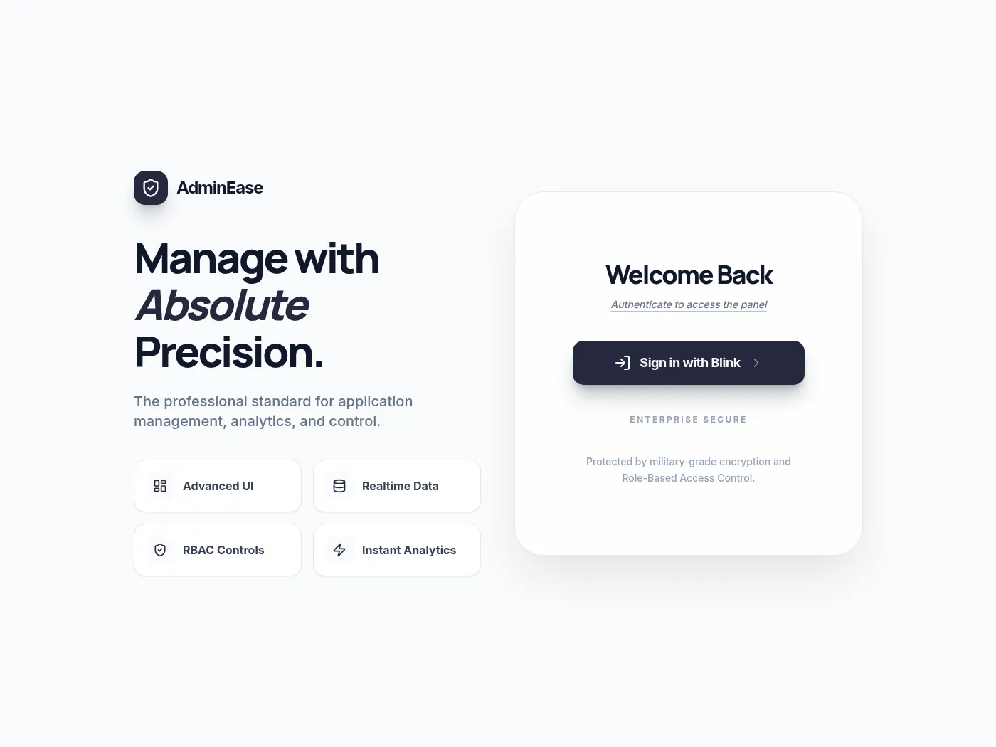 AdminEase Panel