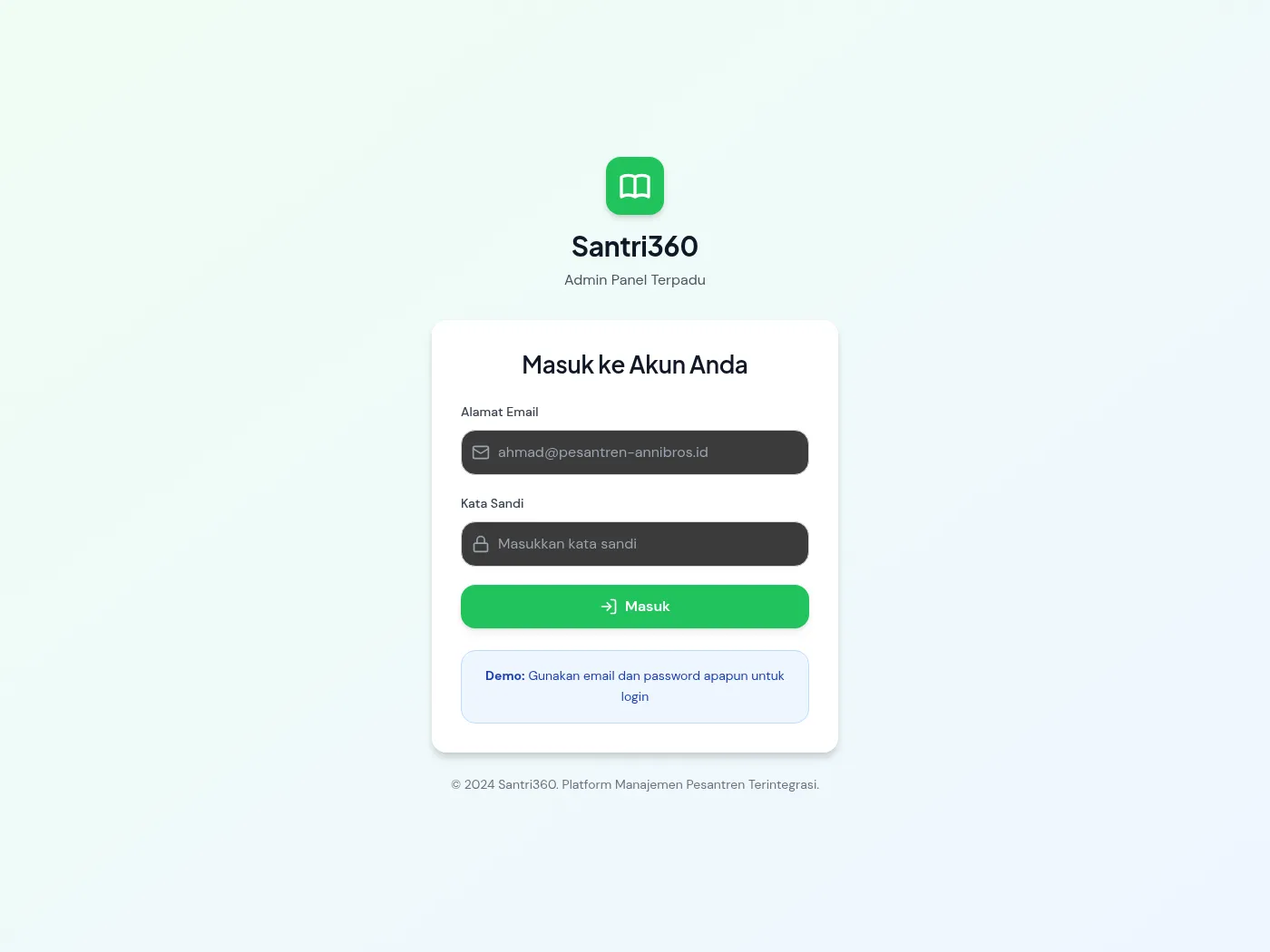 Admin Panel Terpadu