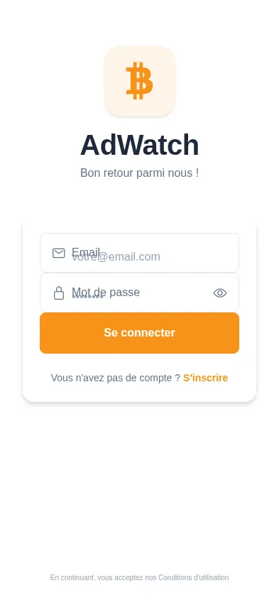 AdWatch Bitcoin Rewards