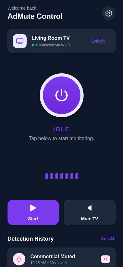 AdMute TV App