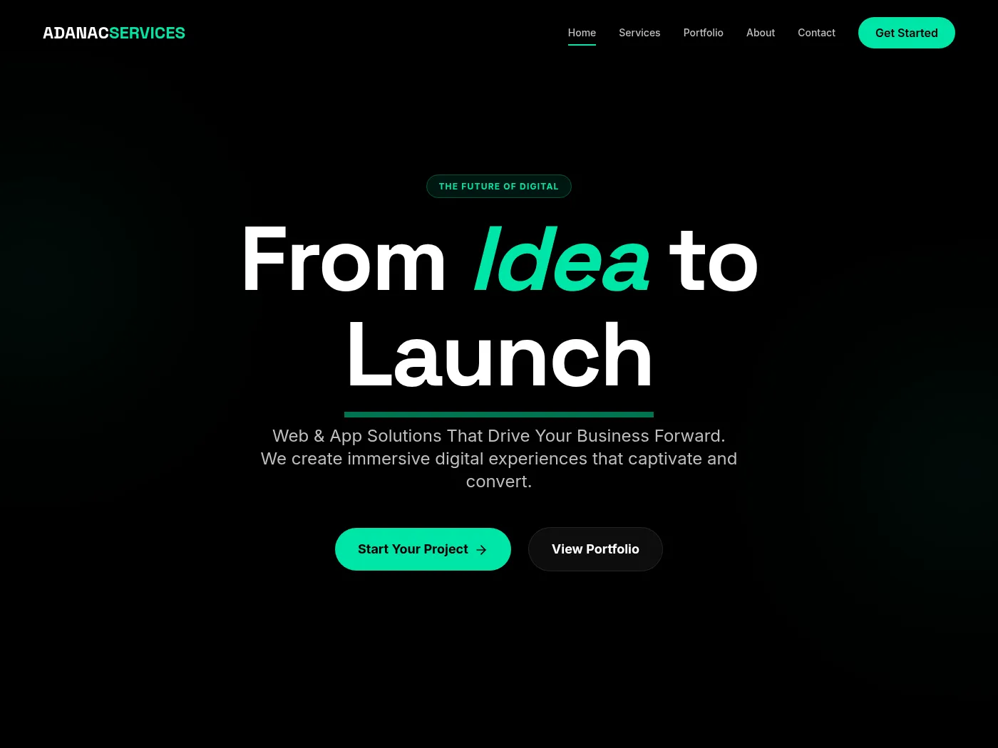 Adanac Agency Redesign