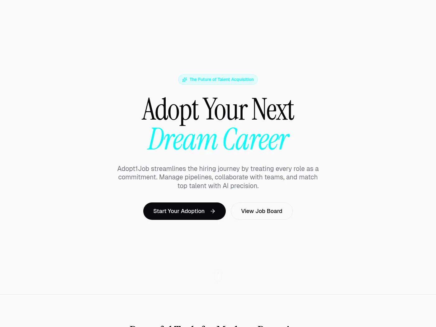 Adopt1Job SaaS Platform