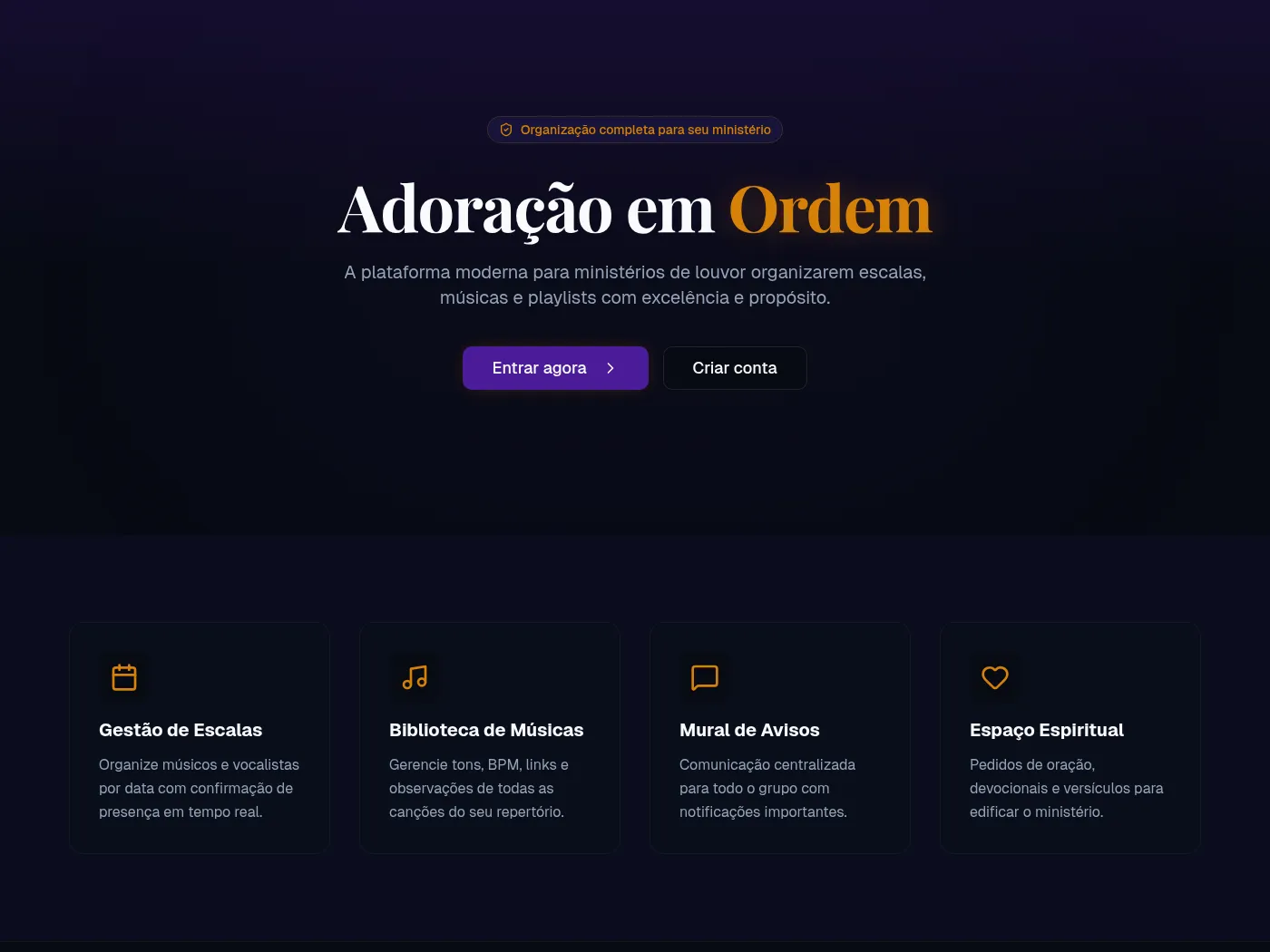Adoração em Ordem