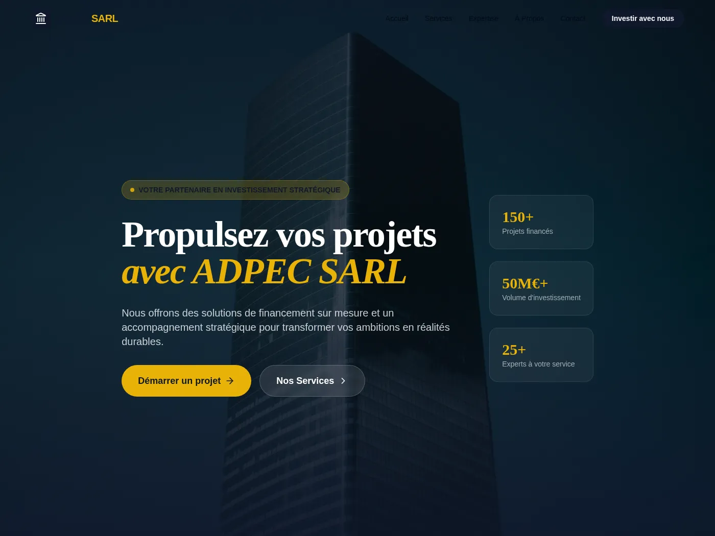ADPEC Sarl  WebWebsite