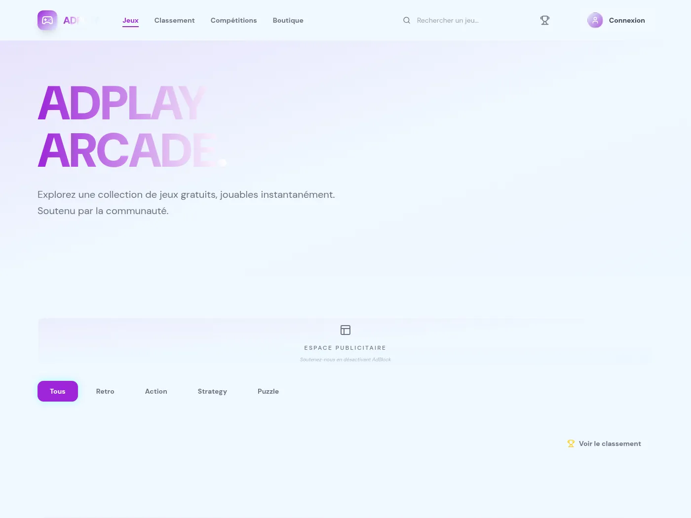 AdPlay Game Hub