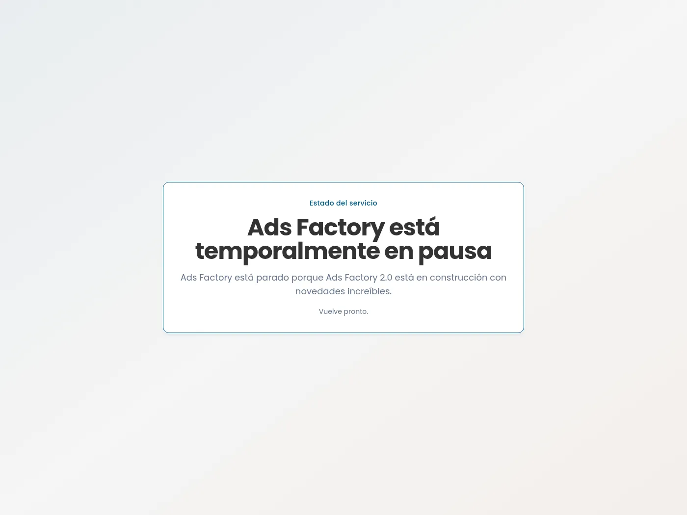 Ads Factory SaaS