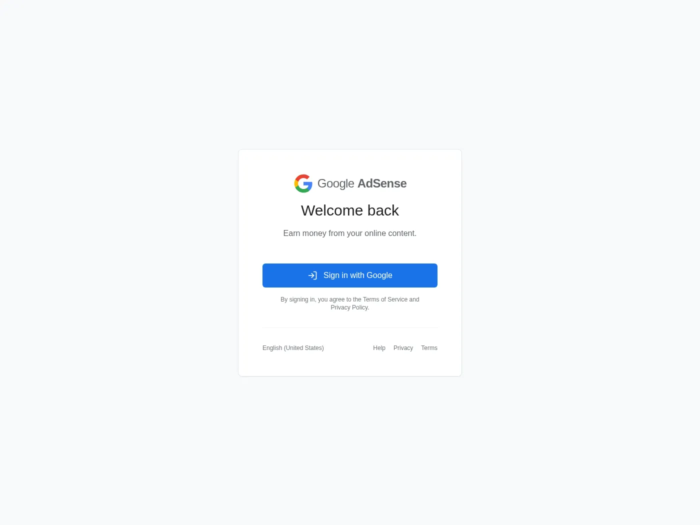 AdSense Dashboard Clone