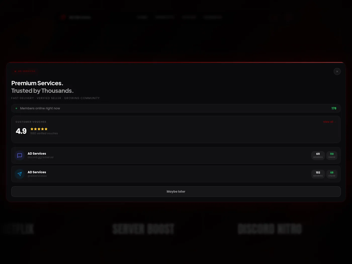 AdService Landing Portal