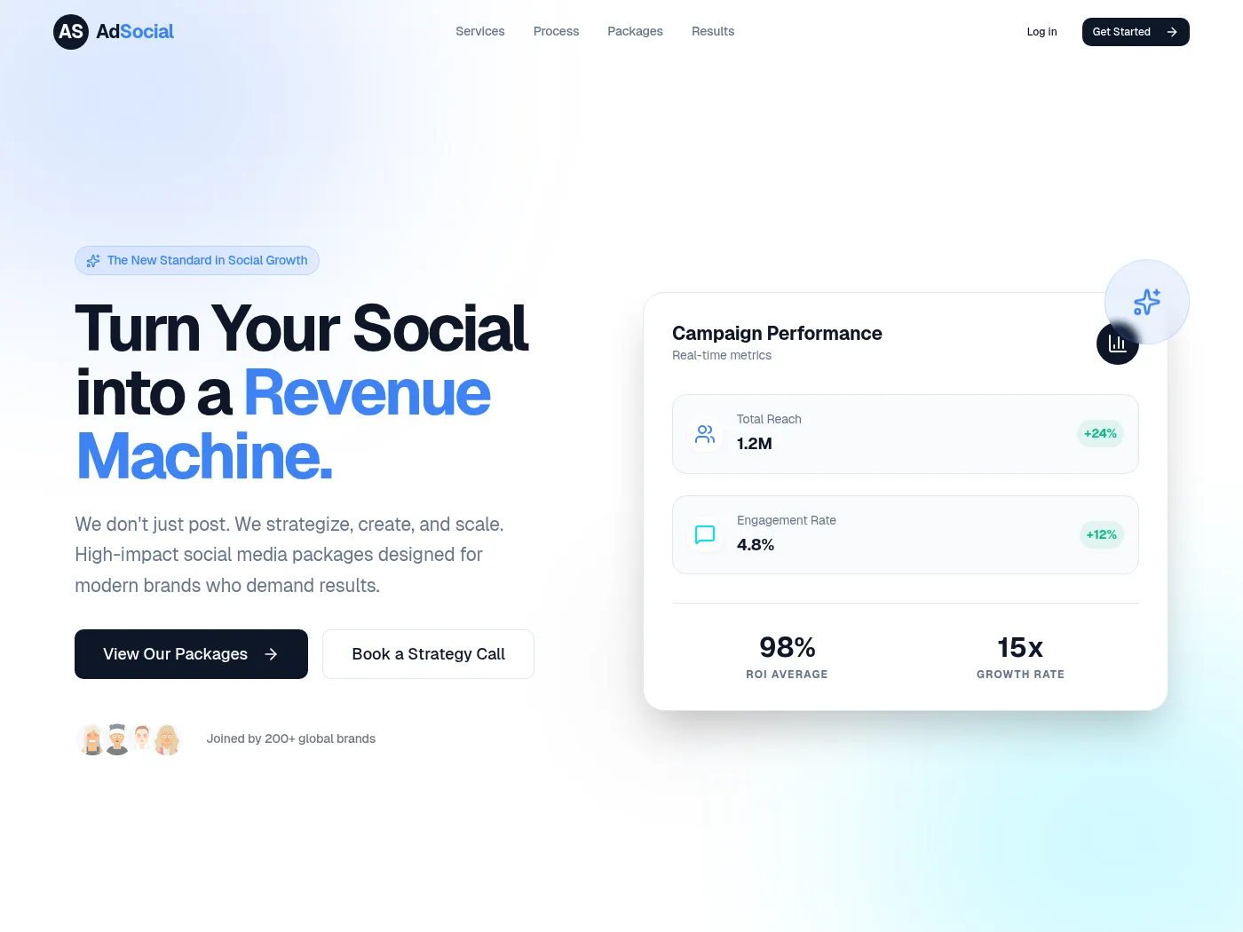 AdSocial Agency Site