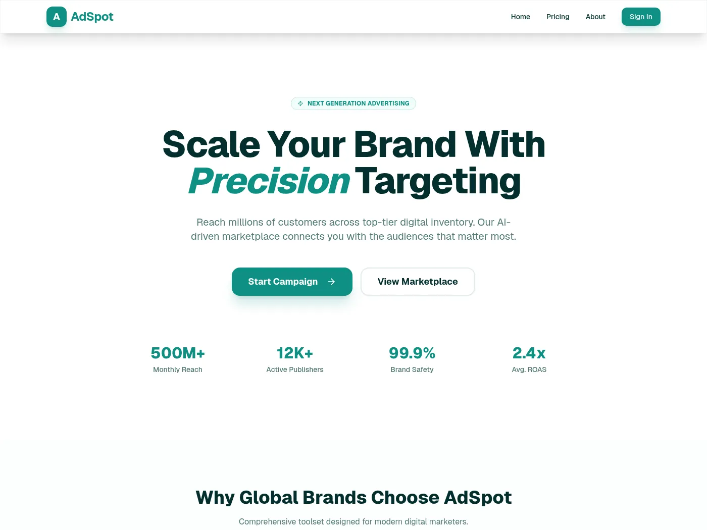 AdSpot Admin Portal