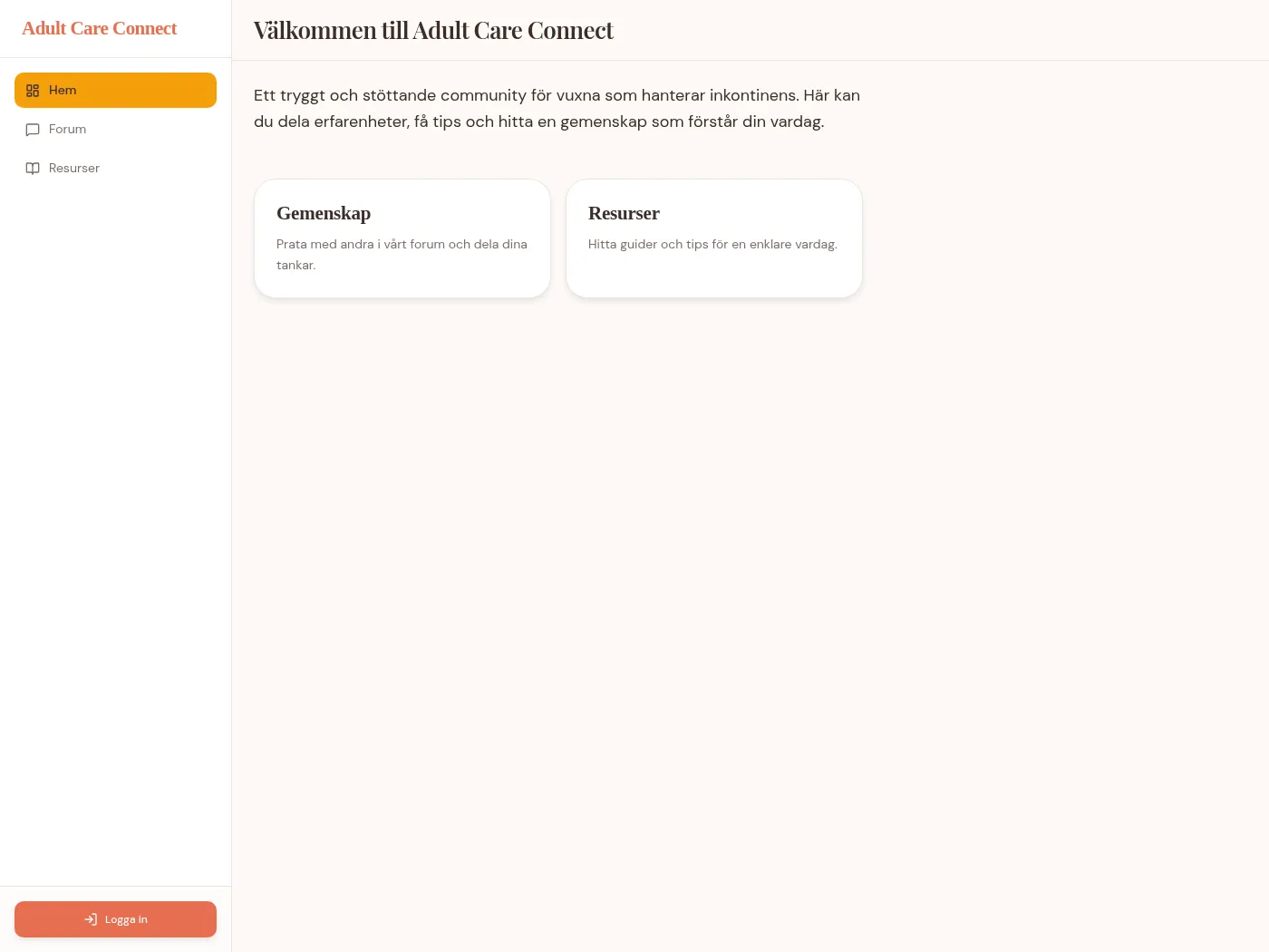 Adult Care Connect
