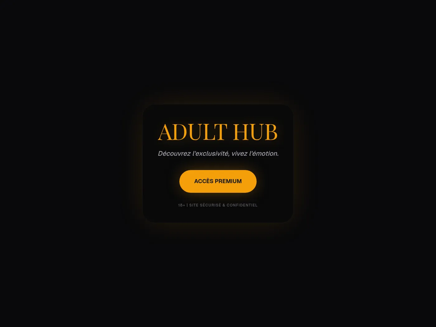 Adult Content Hub