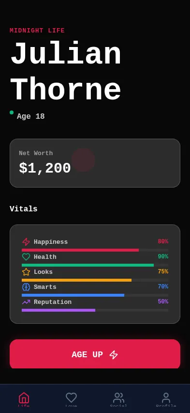 Adult Life Simulator