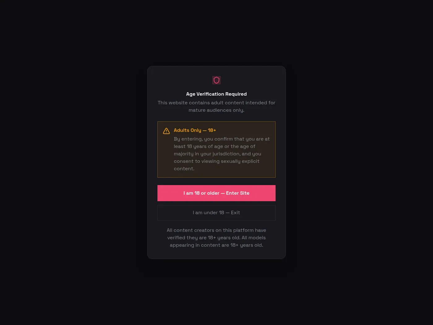 Adult Content Marketplace