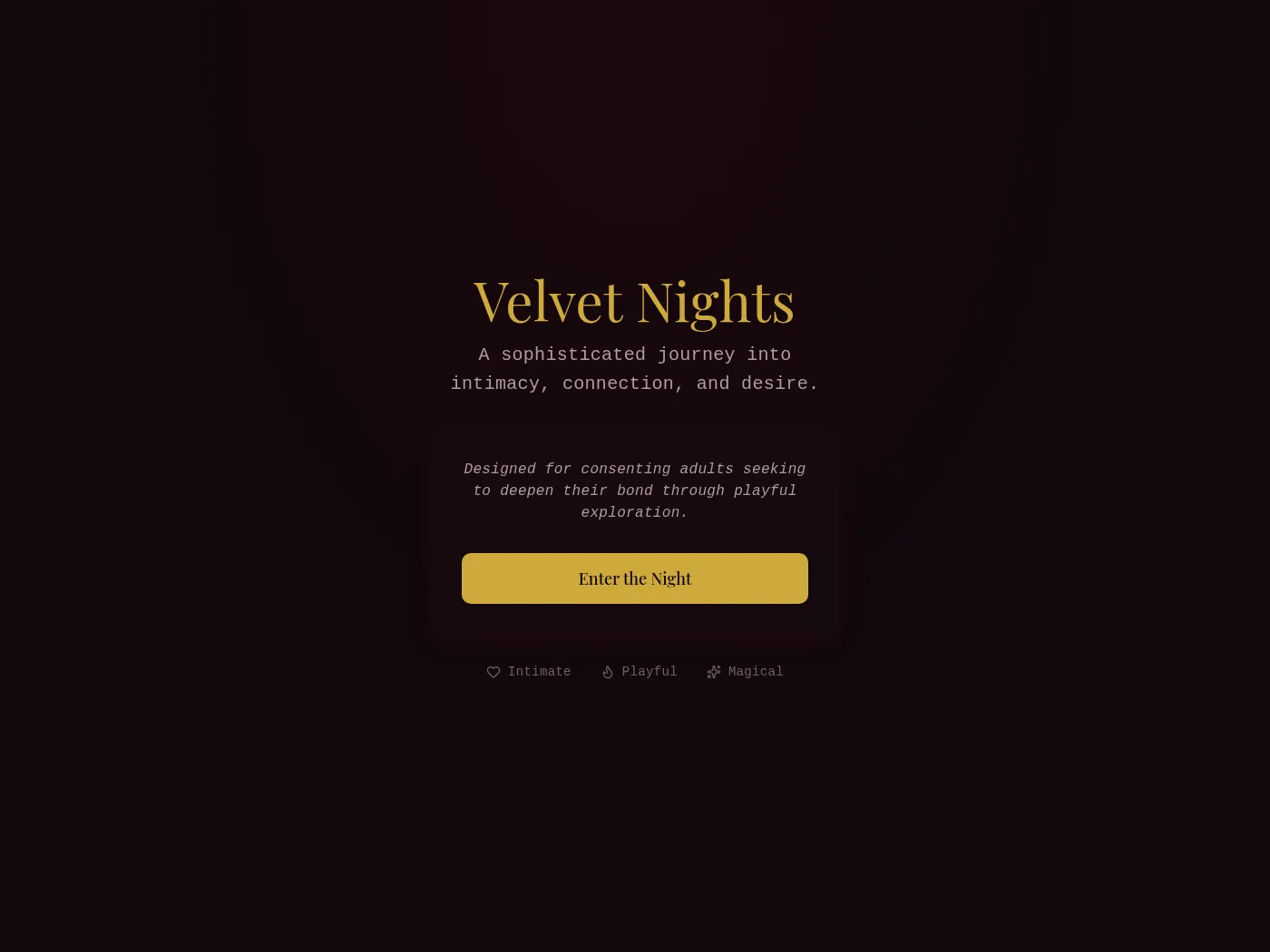Velvet Nights Game