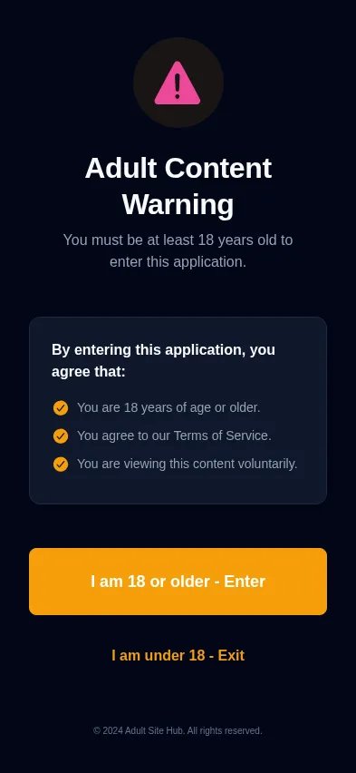 Adult Site Hub