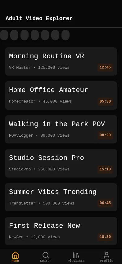Adult Video Explorer