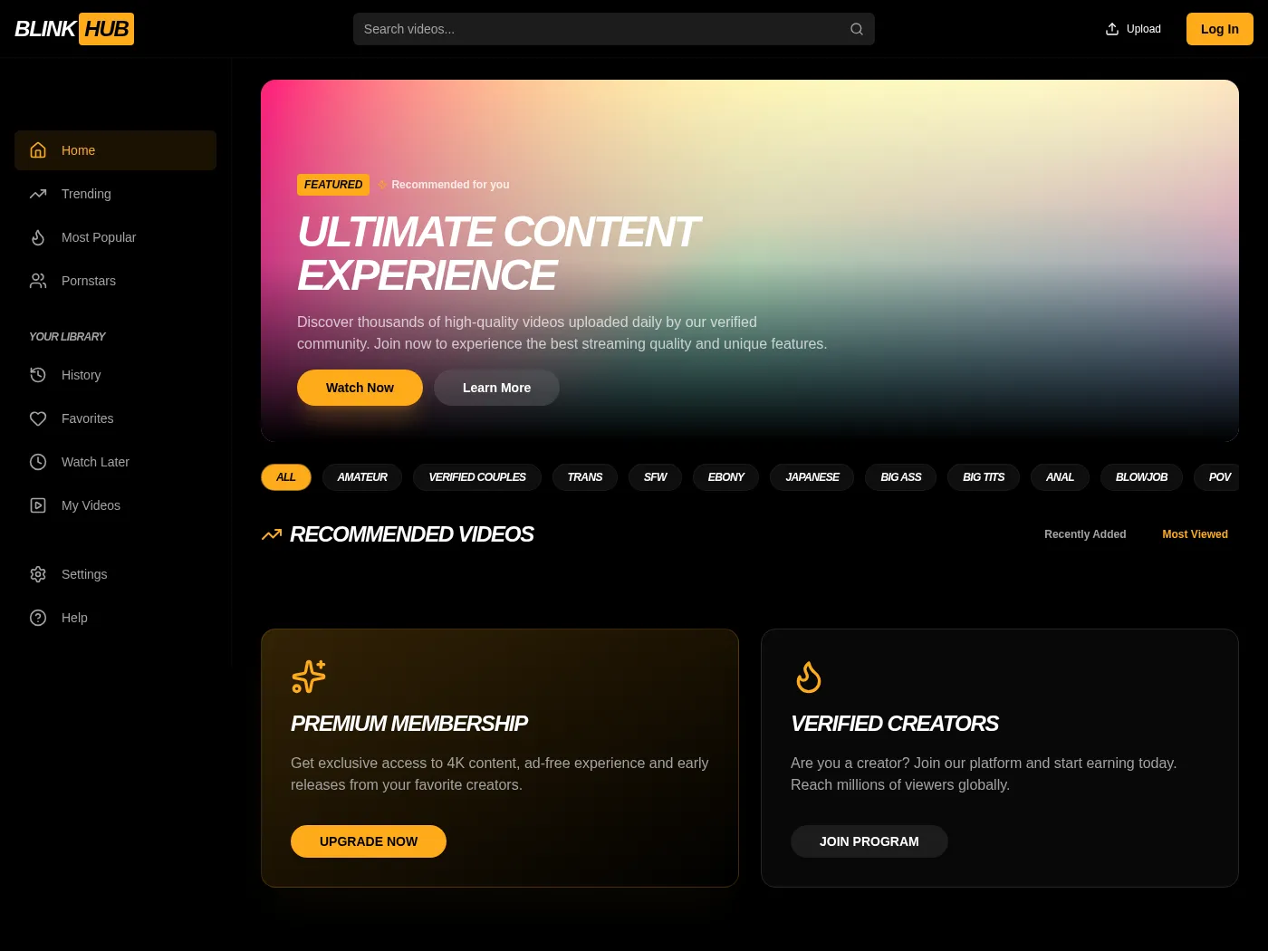 Adult Video Platform Clone