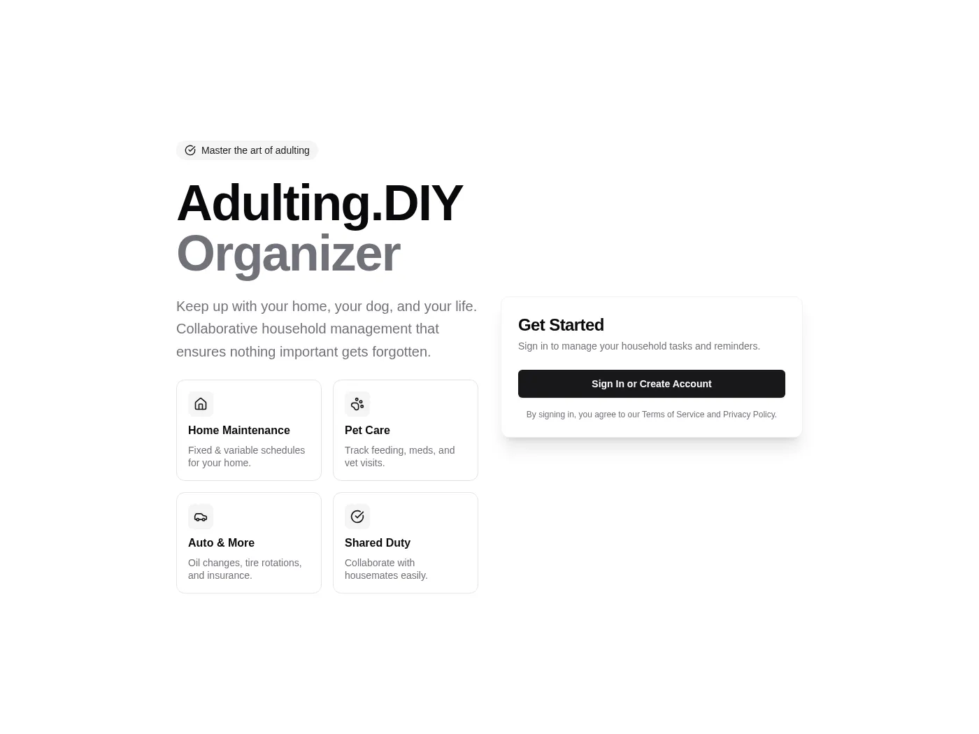 Adulting.DIY Organizer