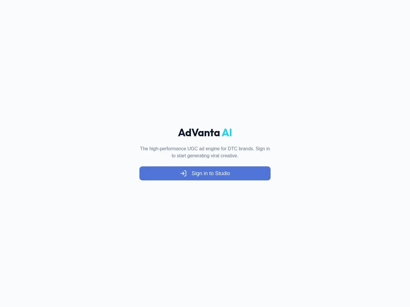 AdVanta AI Studio
