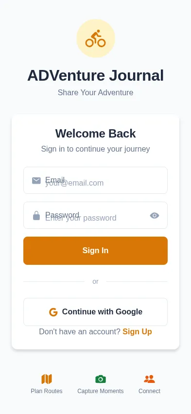 ADVenture Journal App