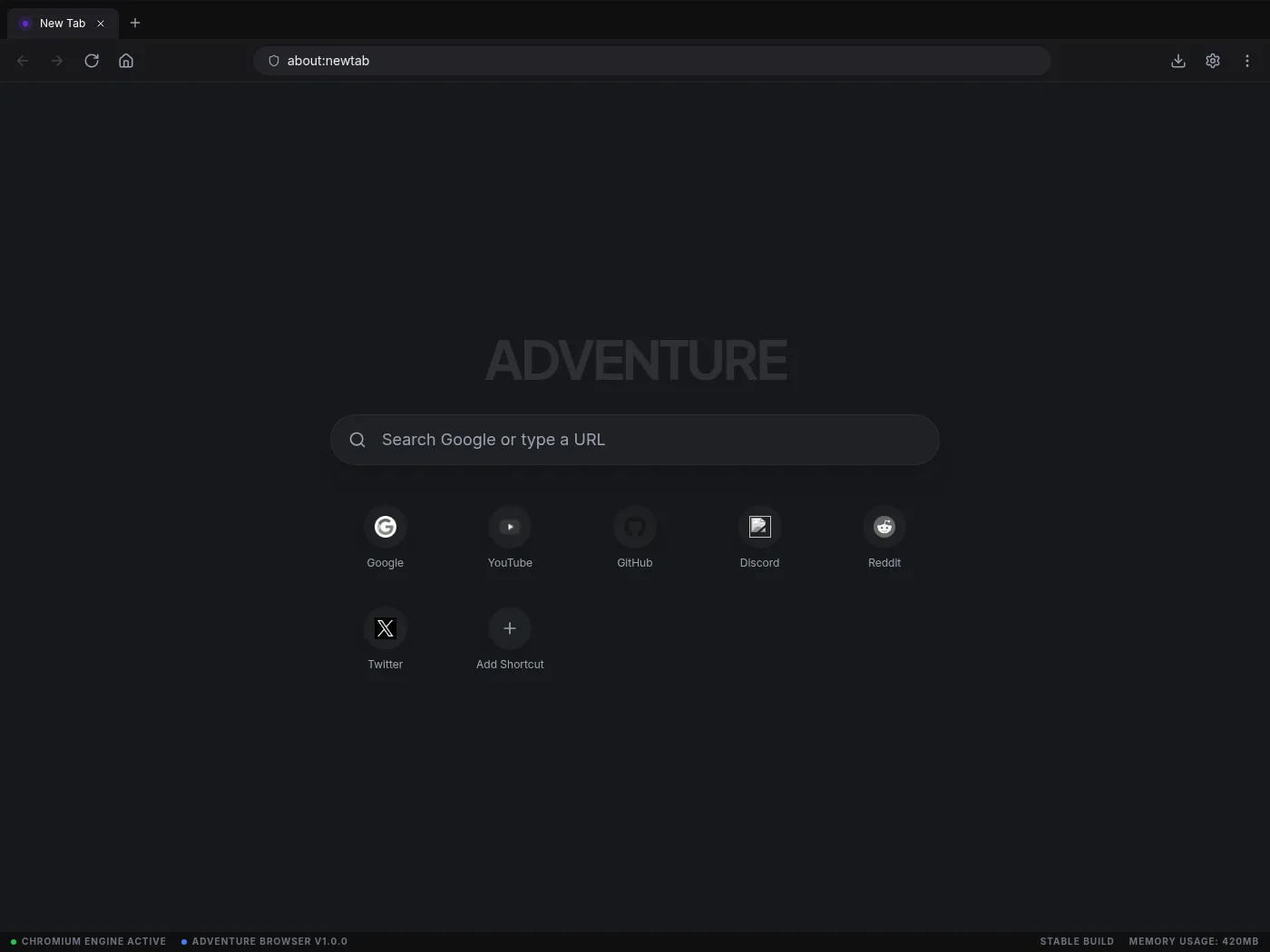 Adventure Browser