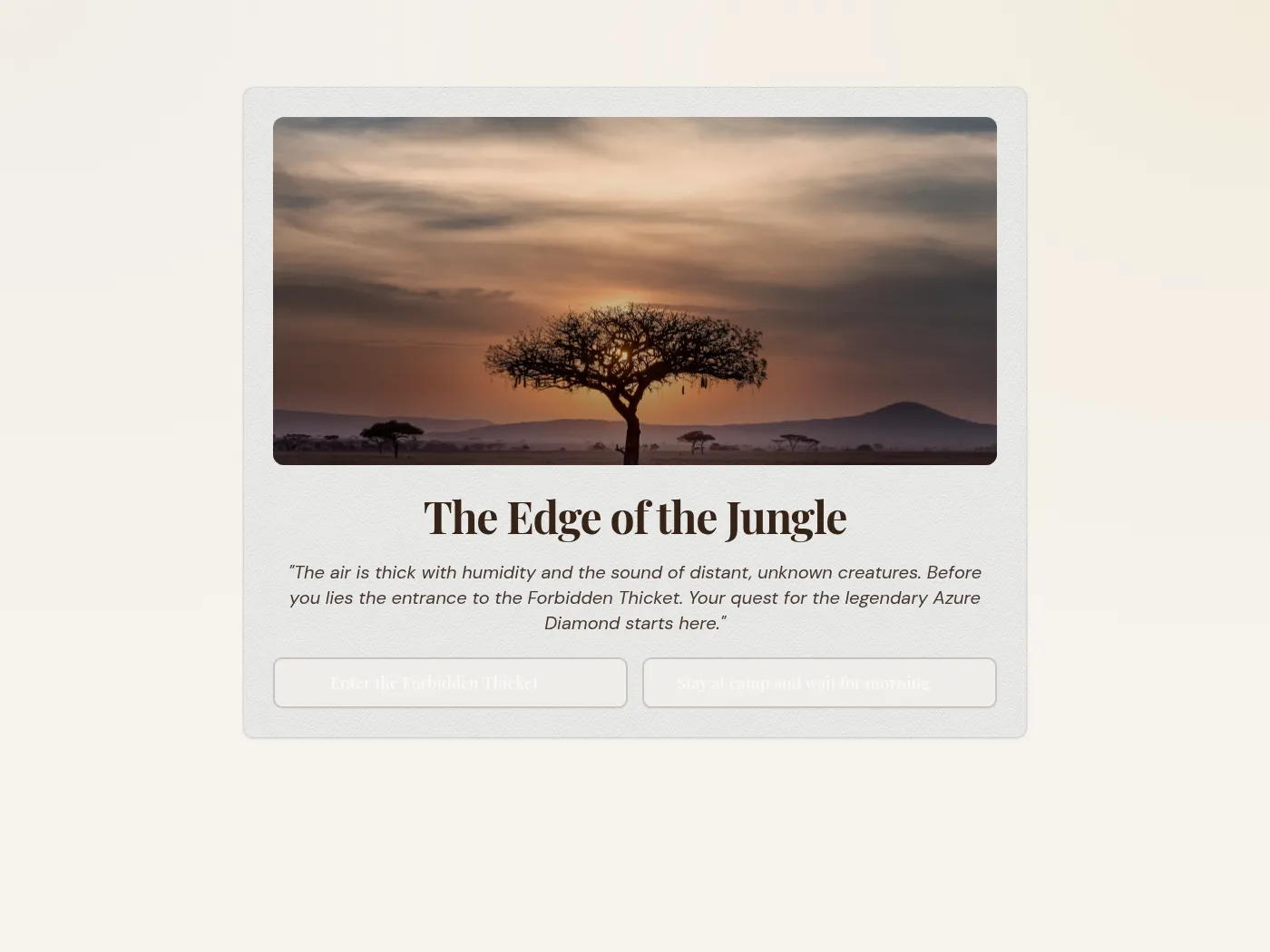 Adventure Quest Game
