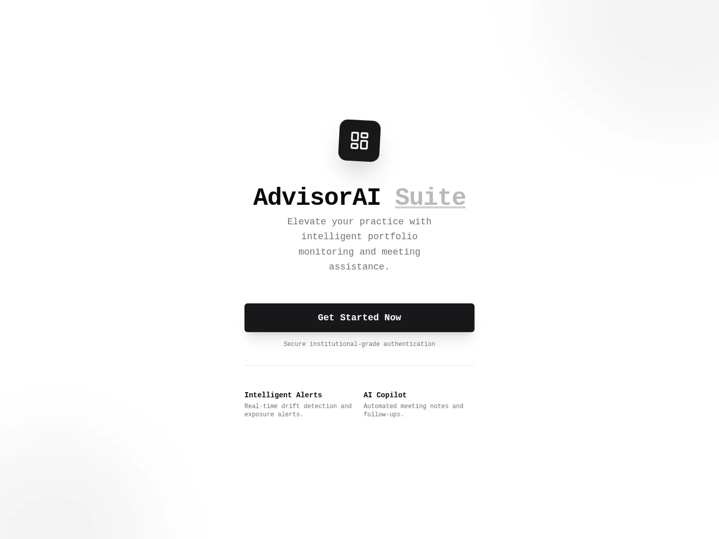 AdvisorAI Suite