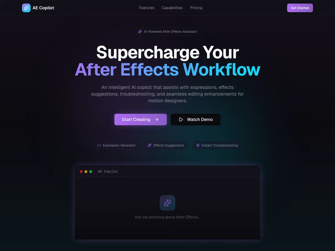 After Effects AI Copilot