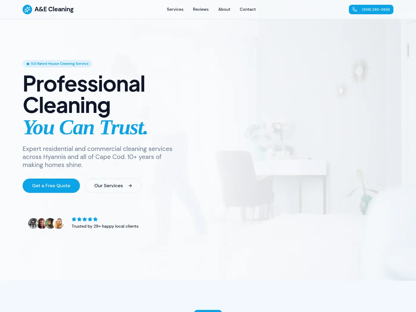 A&E Cleaning Web Portal