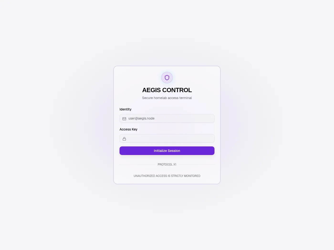 Aegis Control Center