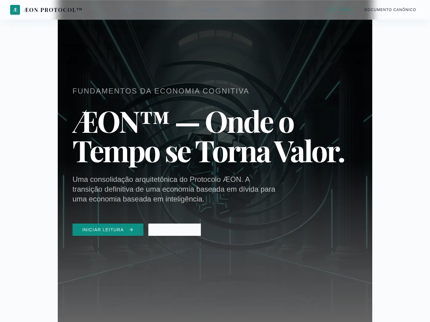 ÆON Protocol Foundational Doc