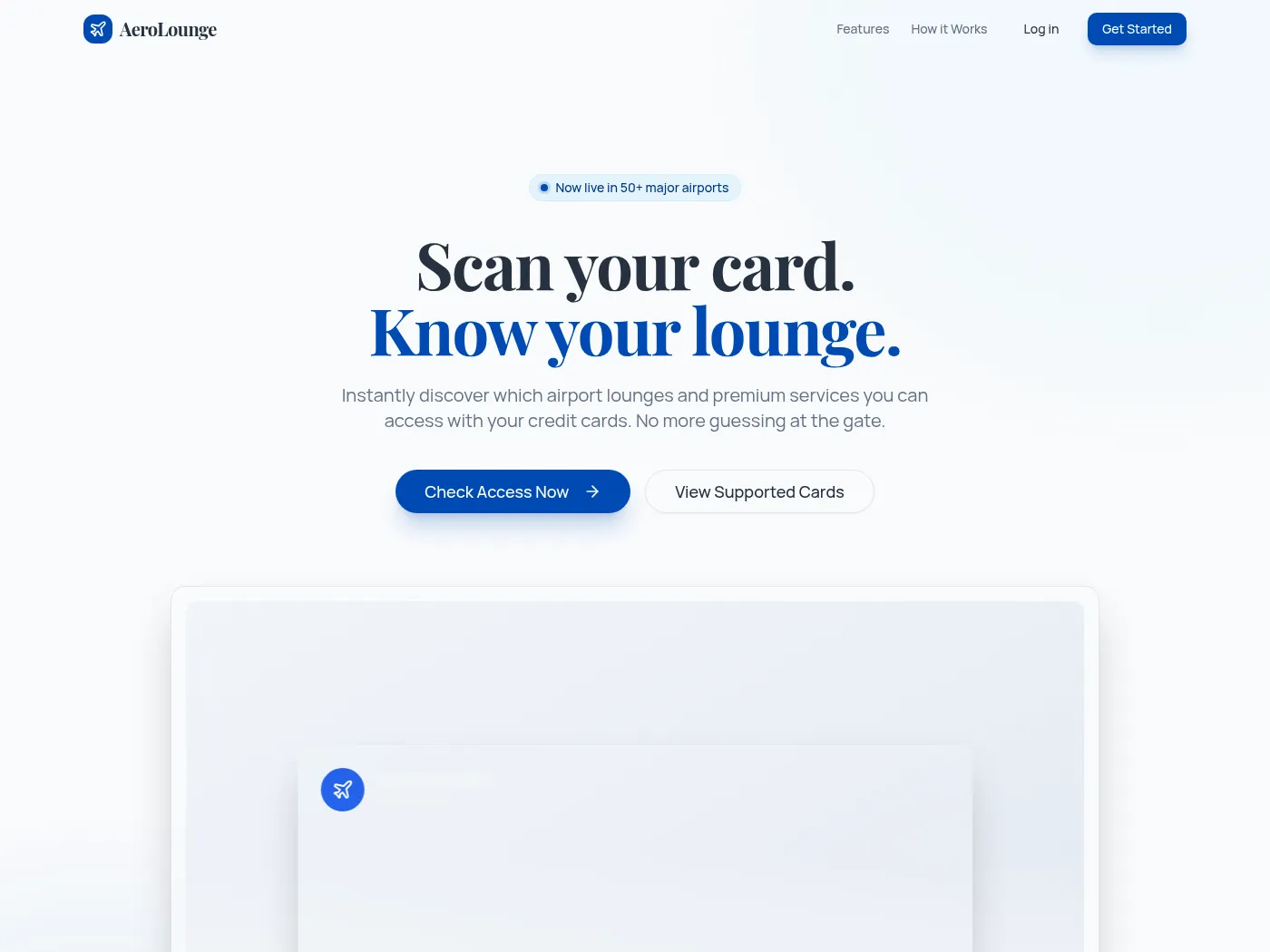 AeroLounge Finder