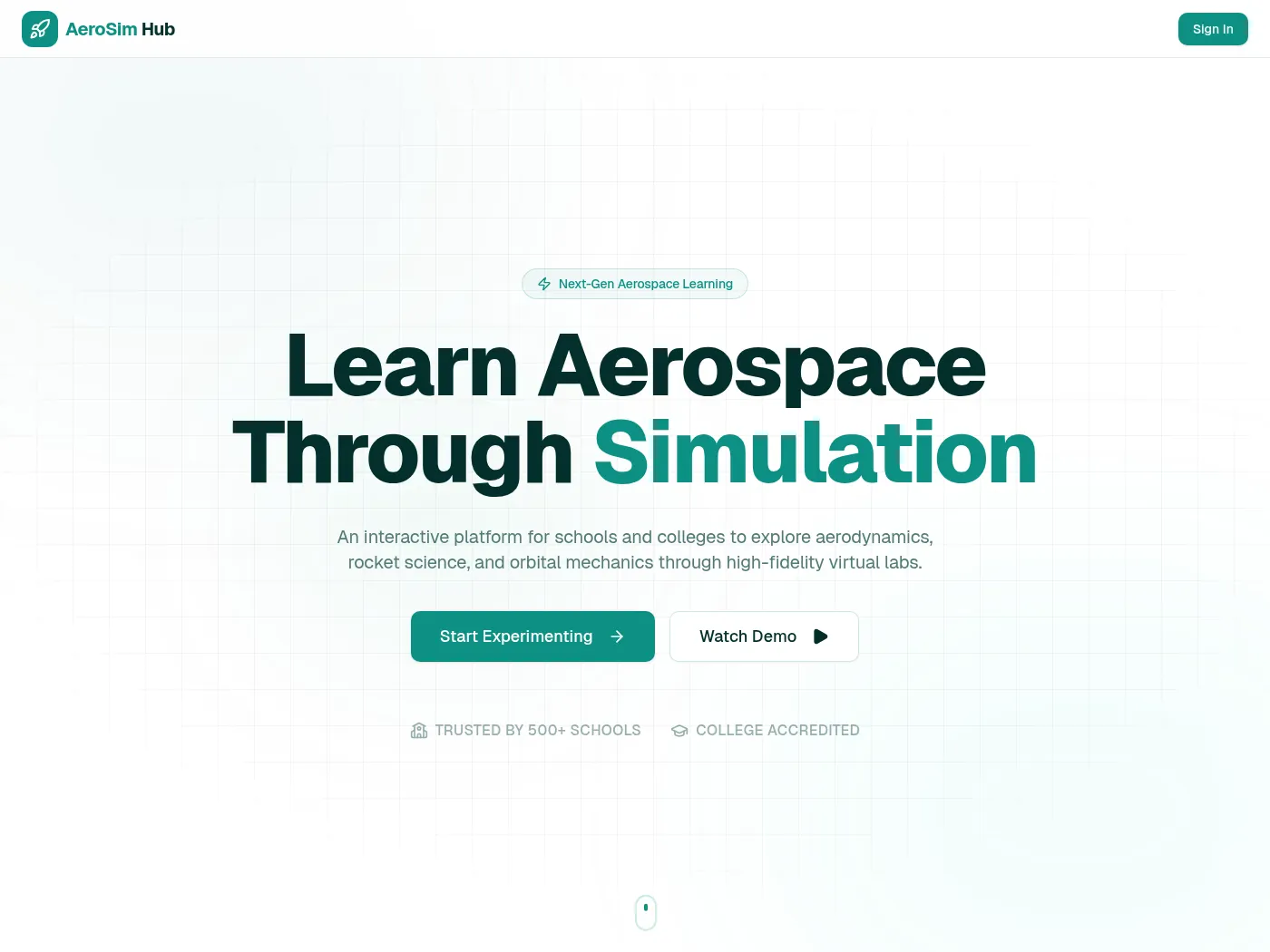 AeroSim Learn Hub