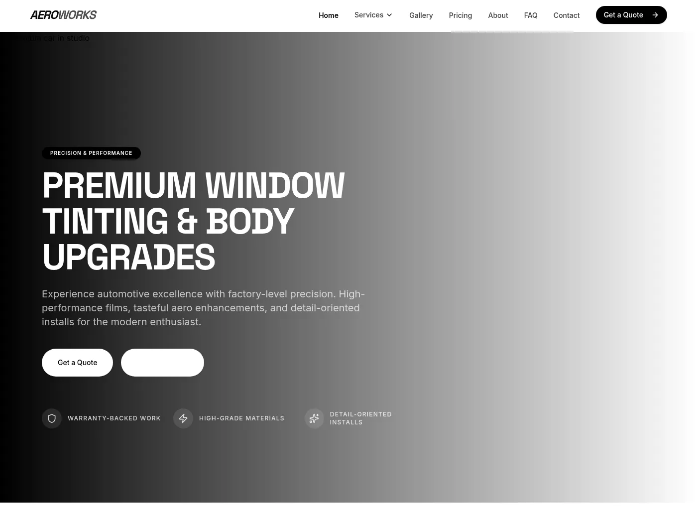 AEROWORKS Studio Website