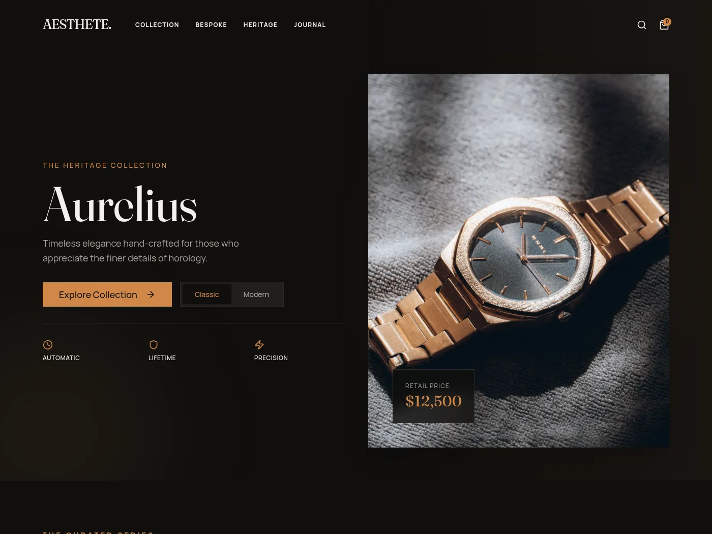 Aesthetic Watch Shop