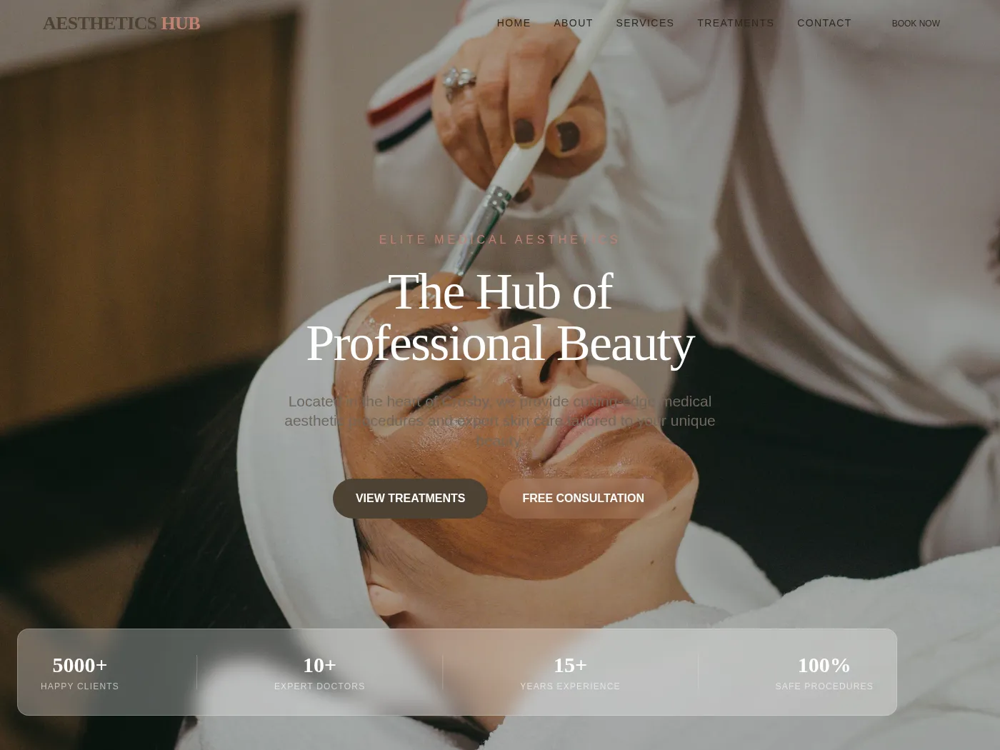 Aesthetics Hub Clinic Site