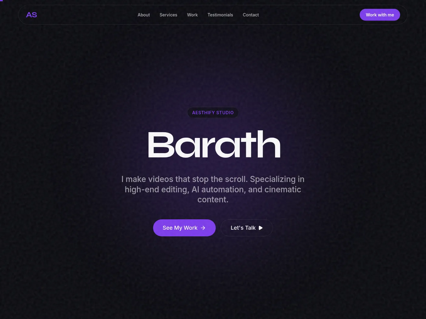 Aesthify Studio Portfolio