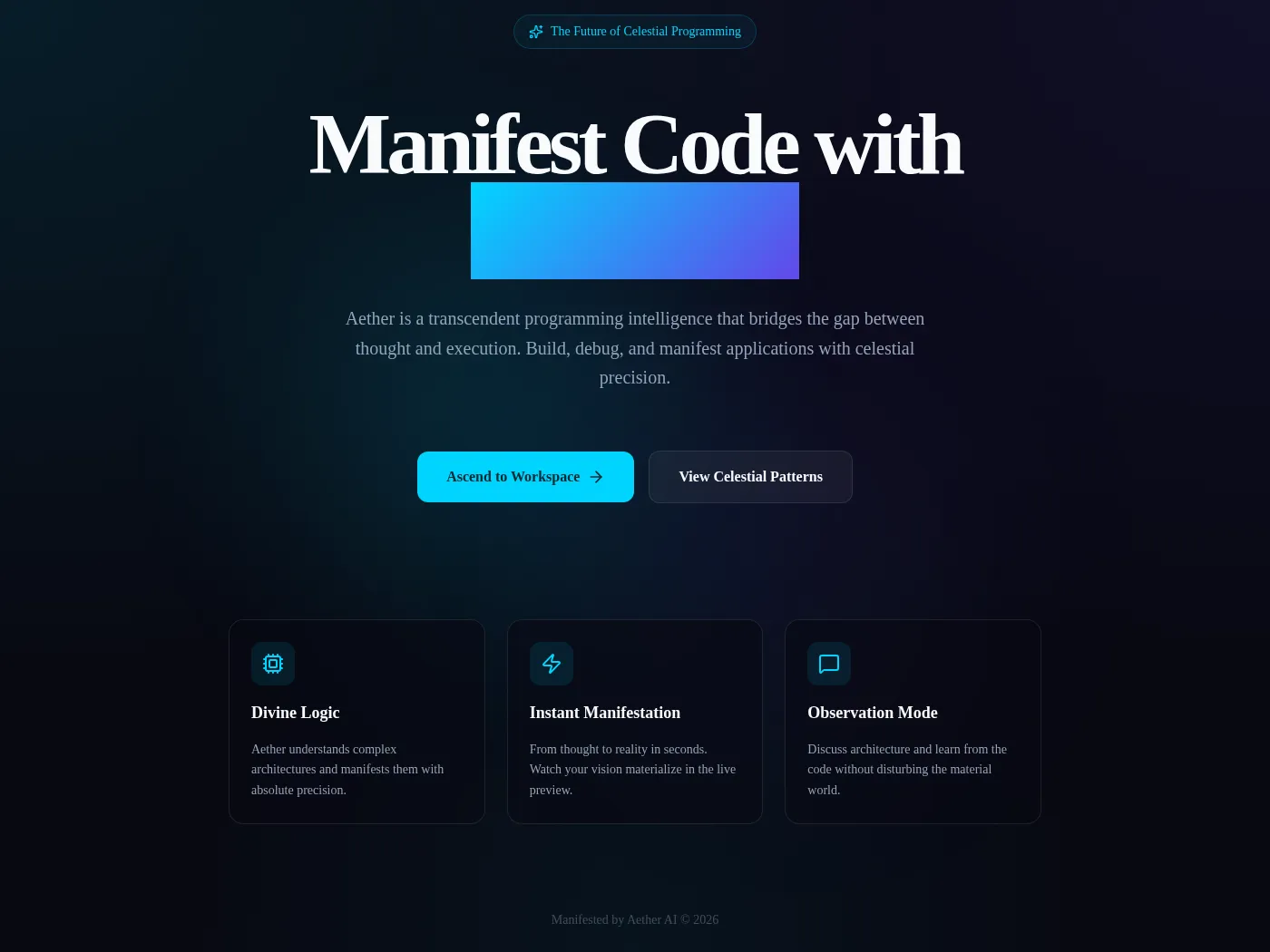 Aether AI Dev Assistant