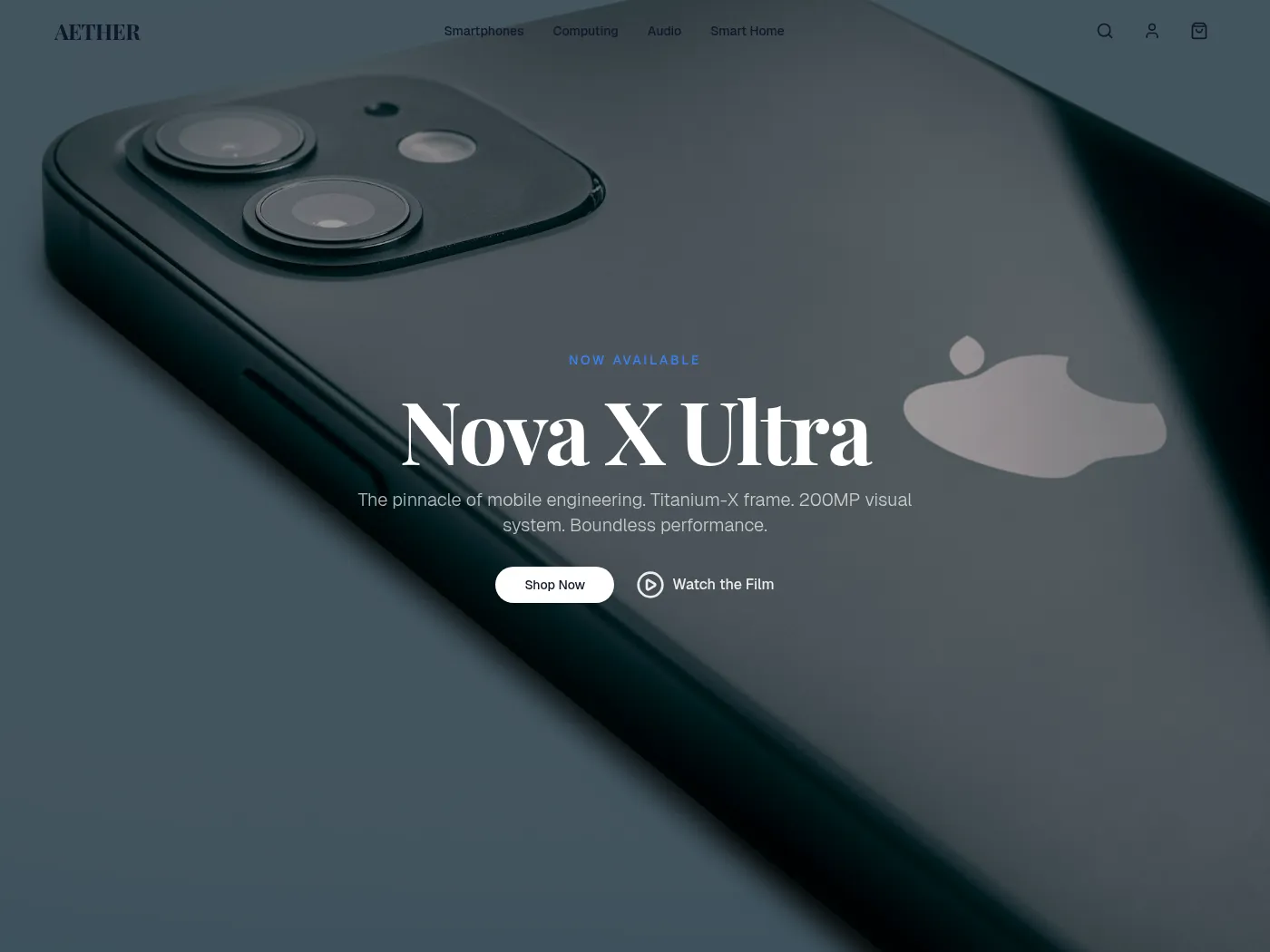 Aether Storefront Template