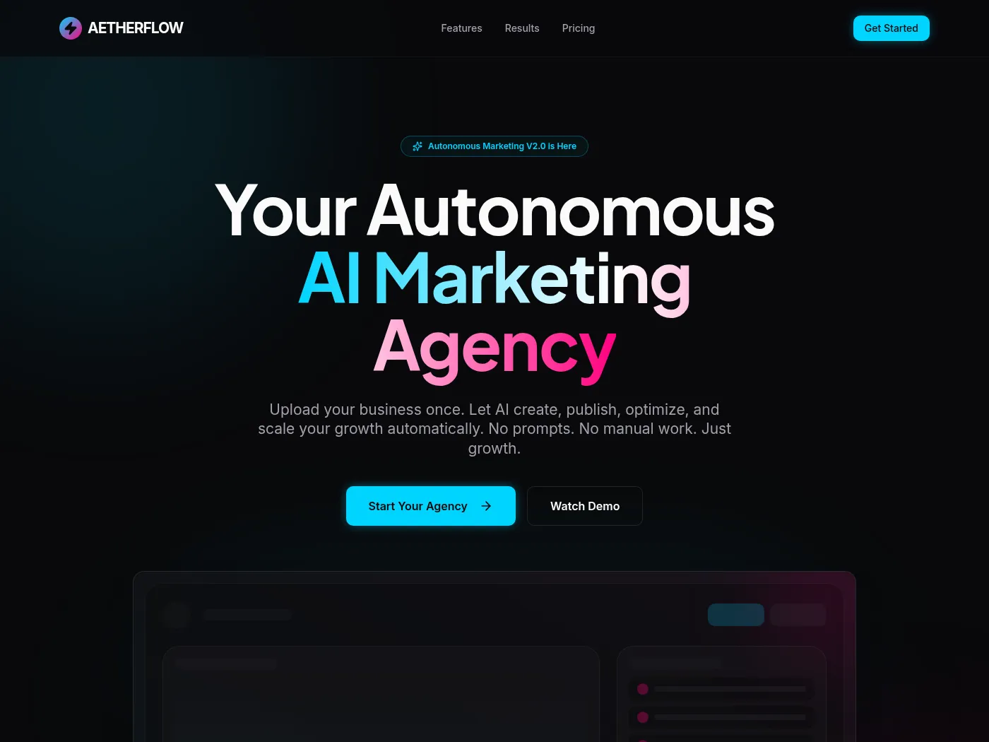AetherFlow AI SaaS Platform
